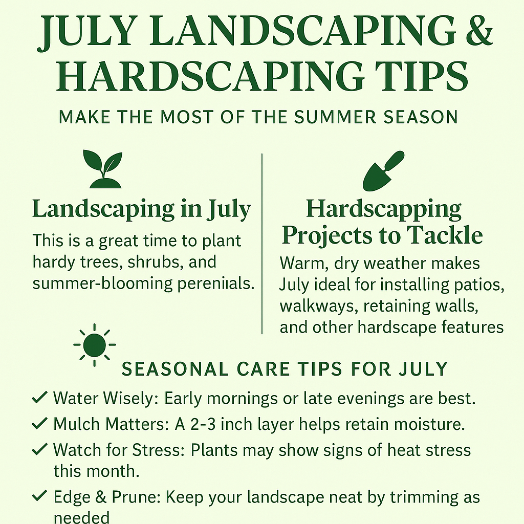 July Landscaping & Hardscaping Tips: Make the Most of the Summer Seaso ...